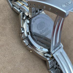 Fossil | Accessories | Vintage Fossil Starmaster Watch Gold Silver Teal ...